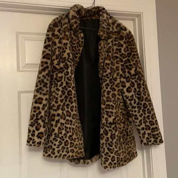 Jackets & Coats | Cheetah Fur Coat | Poshmark